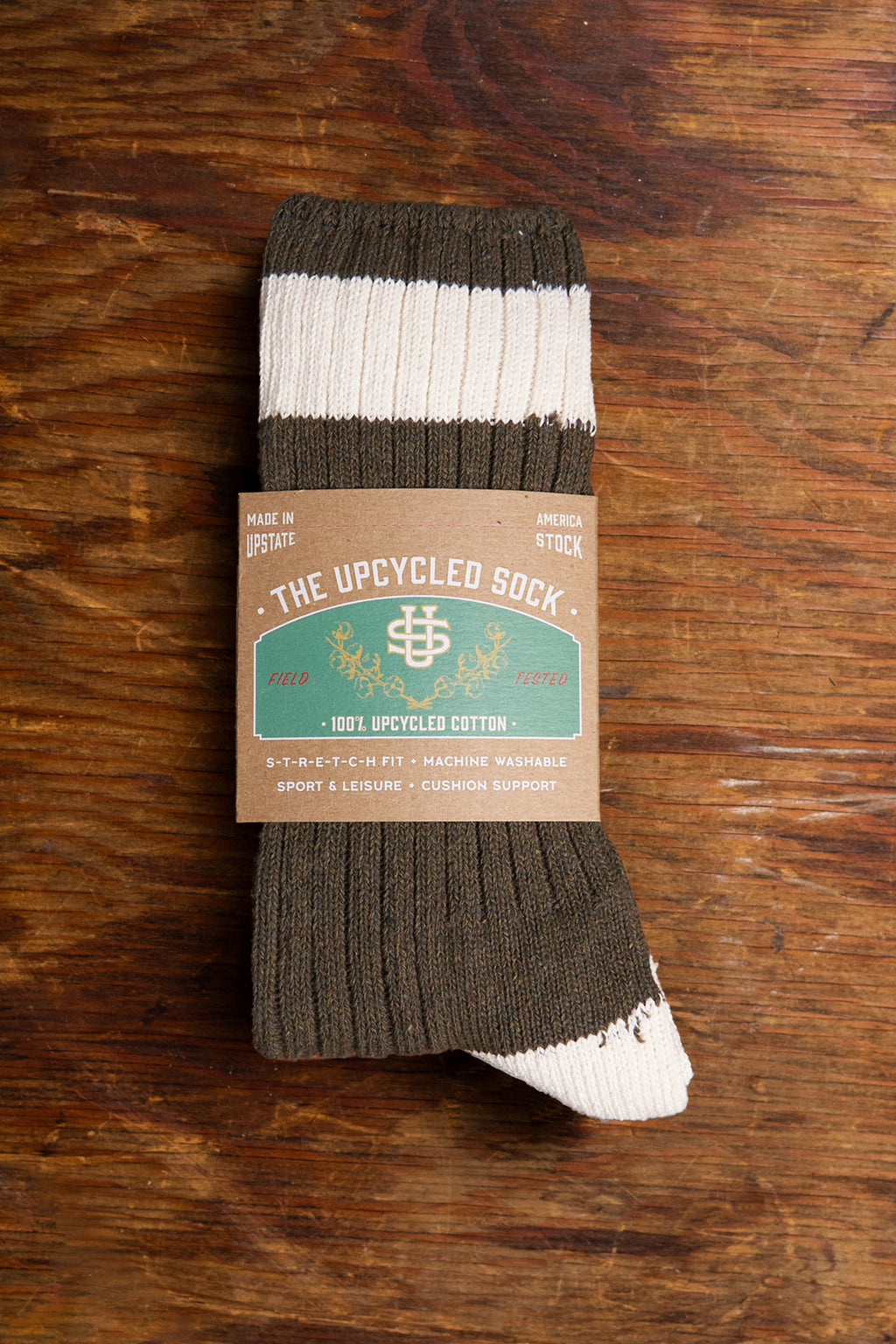 NEW The Upcycled Sock - Olive Drab – UPSTATE STOCK