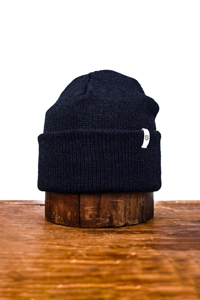 Navy Melange Ragg Wool Beanie – UPSTATE STOCK