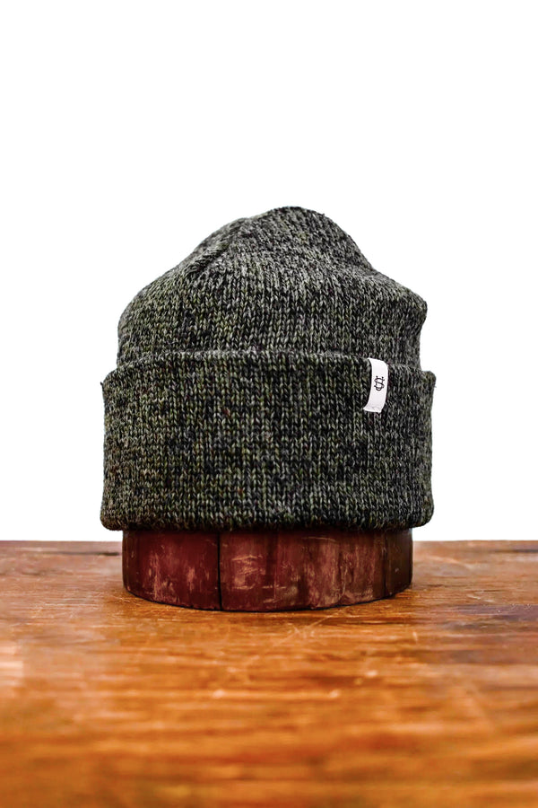Dark Melange Ragg Wool Beanie – UPSTATE STOCK
